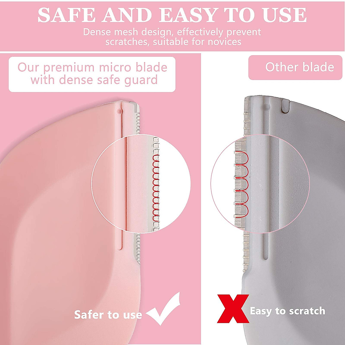 Patelai 21 Pcs Eyebrow Razors for Women Dermaplaning Tool Razor Eyebrow Blades Facial Razors for Men Trimmer Microblade Leaf Shaped Facial Shaper Shaver for Face Upper Lip Hair travel