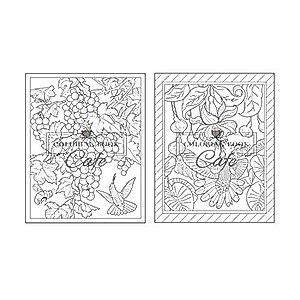 Hummingbird Coloring Book: An Adult Coloring Book Featuring Charming Hummingbirds, Beautiful Flowers and Nature Patterns for Stress Relief and Relaxation