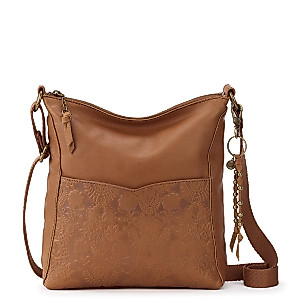 The Sak Lucia Crossbody Tobacco Floral Embossed One Size