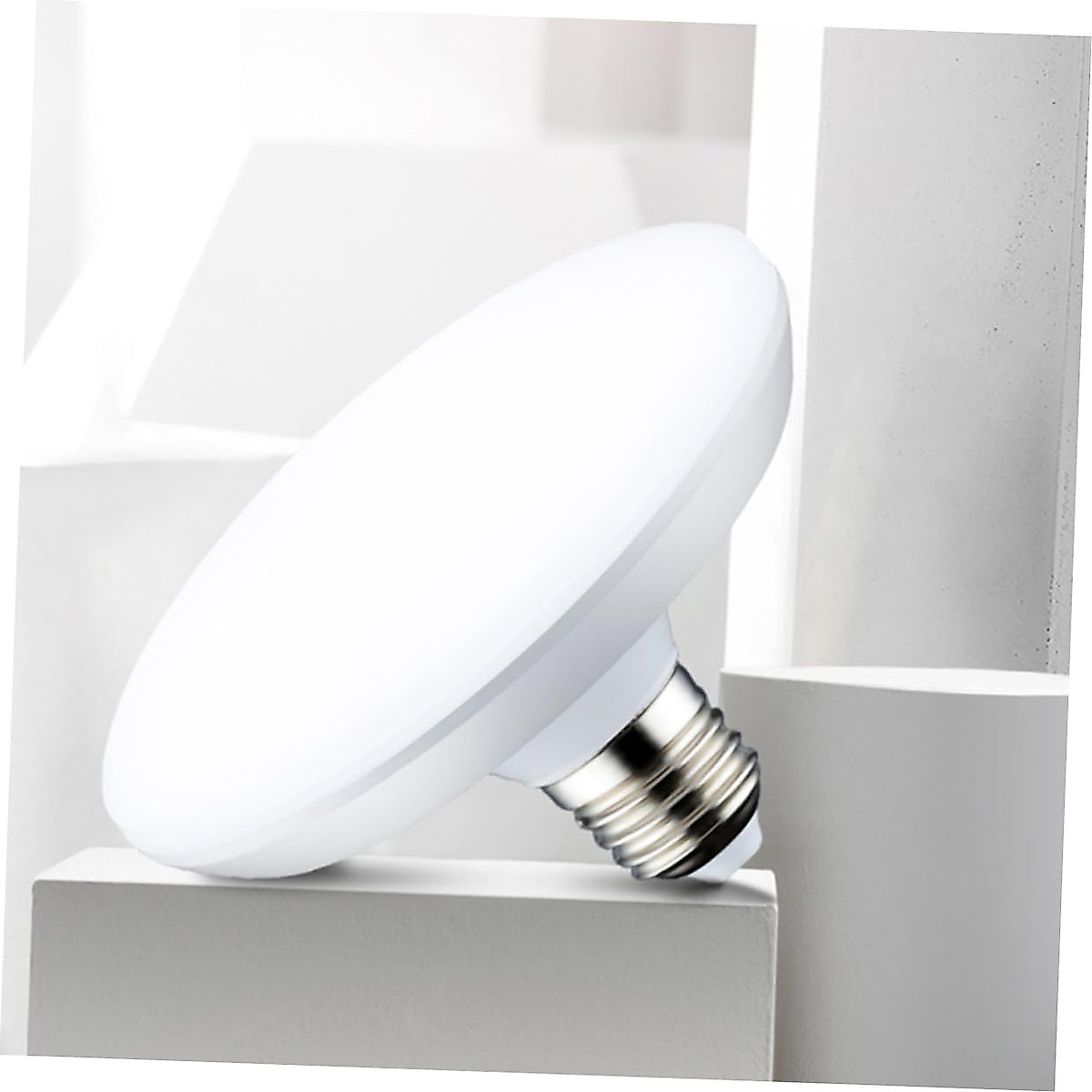 Housoutil 1pc LED Flying Saucer Light Kitchen Light Fixture White Ceiling Lamp Flat Lighting Fixture Ceiling Light Fixtures Round Chandelier White Flush Mount Ceiling Light Rond Light Round