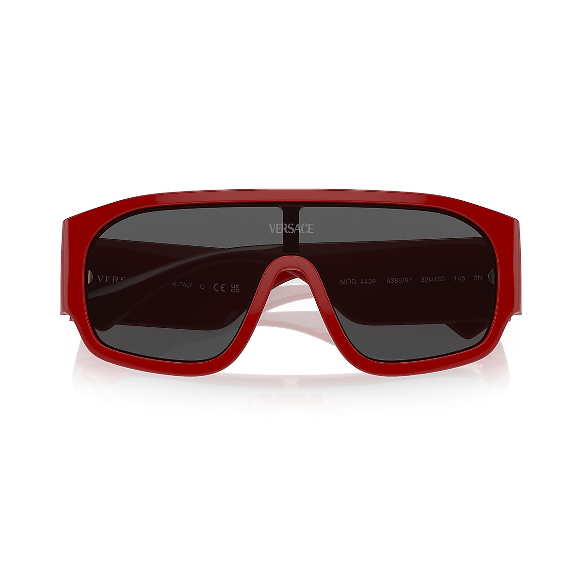 Versace Woman Sunglasses Red Frame, Dark Grey Lenses, 0MM