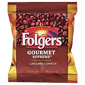Folgers Gourmet Supreme Ground Coffee, 1.75 Ounce (Pack of 42)