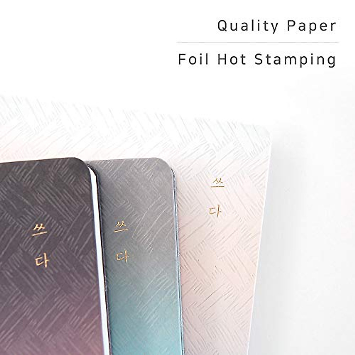 EEDENDESIGN Cherishable Hardcover Boundbook Ruled Lined Notebook Journal Diary 5.3" x 7.6" x 0.7"_Sunset