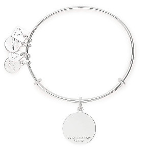 Alex and Ani Path of Symbols Expandable Bangle for Women, Arrows of Friendship Charm, Shiny Silver Finish, 2 to 3.5 in