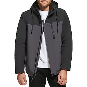 Calvin Klein mens OUTERWEAR Jacket,Iron,XX-Large