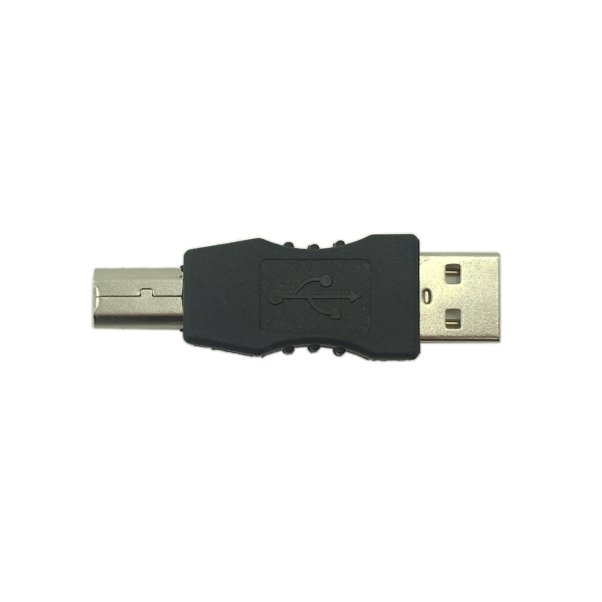 CERRXIAN USB Type A Male to USB Type B Male Connector Converter Adapter (2Pack)