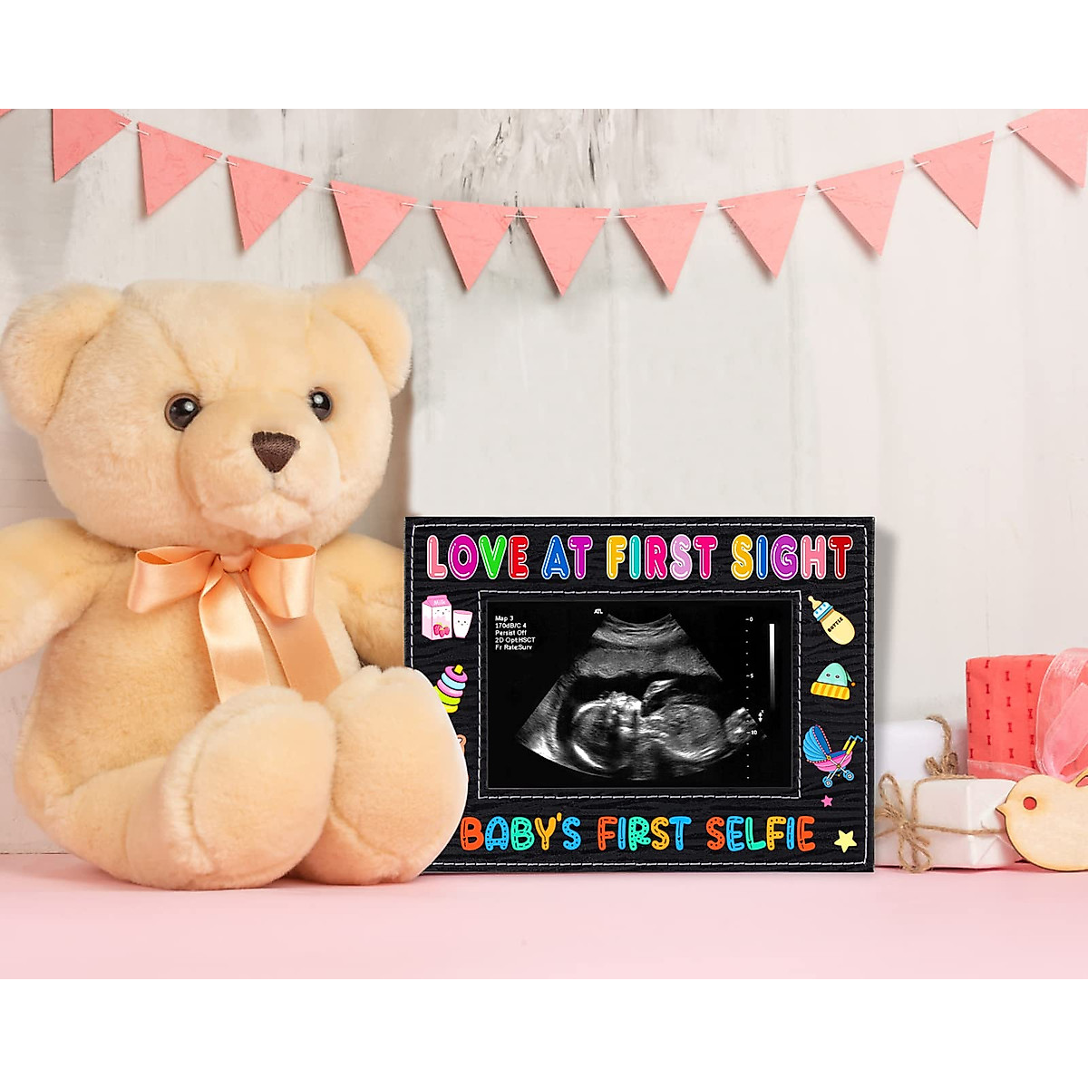 SICOHOME Baby Sonogram Picture Frame,Ultrasound Picture Frames Gift for Grandparents Mom To Be,New Mom Gifts for Women,Pregnancy Announcement Gift for Grandparents Father Mom to Be,Gender Reveal Gift