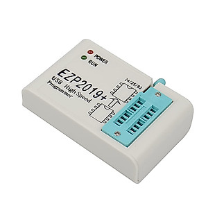 HiLetgo EZP2019+ Upgraded High Speed USB SPI Programmer Support 24 25 93 25 EEPROM Flash BIOS Full Set with 12 Sockets Adapters WIN7&WIN8