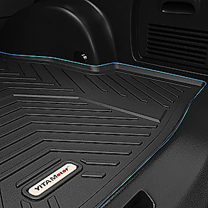 YITAMOTOR Cargo Mats Fits for 2015-2024 Ford Edge, All Weather Custom Fit Black Cargo Mats