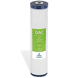 Express Water – Granular Activated Carbon Replacement Filter – Whole House Replacement Water Filter – GAC High Capacity Water Filter – 5 Micron Water Filter – 4.5” x 20” inch
