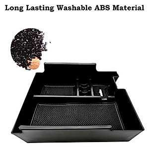 EVTIME Center Console Organizer Interior Storage Box fit for Ford Explorer 2019 2018 2017 2016 2015 2014 2013 2012 Accessories Armrest Secondary Storage Tray