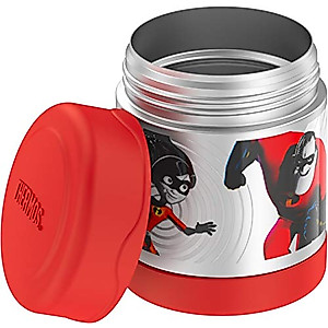 THERMOS FUNTAINER 10 Ounce Stainless Steel Kids Food Jar, Incredibles 2