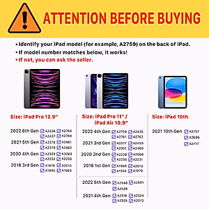 INVZI MagFree Pro Magnetic iPad Stand, Adjustable Rotatable Floating Magnetic iPad Pro Stand Holder for iPad Air 11" M2 (2024), iPad Pro 11 Inch 1st/2nd/3rd/4th Gens, iPad Air 4th, 5th