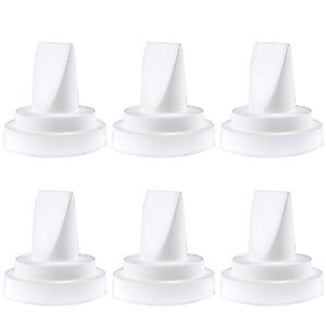 Nenesupply 6 pc Duckbill Valves Compatible with Medela and Spectra Pump Parts Use on Spectra S2 Spectra S1 Pump in Style Harmony Symphony Replace Spectra Duckbill Valves and Medela Valve