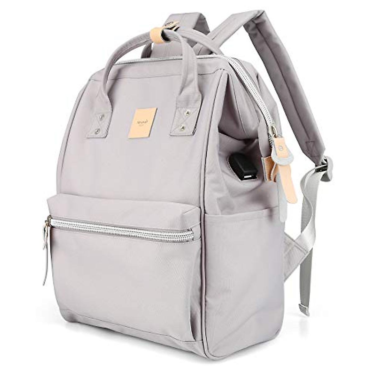 himawari Laptop Backpack for Women&Men Travel Backpack With USB Charging Port Large Business Bag Water Resistant College Bag Computer Bag Doctor Bag(1881-HZ）