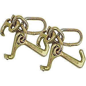 Mytee Products (2 Pack) RTJ Cluster Hook Heavy Duty Wrecker Hauler Tow Towing Truck Chain Pair R T J