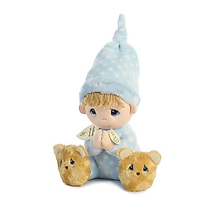 Aurora® Inspirational Precious Moments™ Precious Prayer Boy Stuffed Animal - Cherished Memories - Enduring Comfort - Blue 9.5 Inches