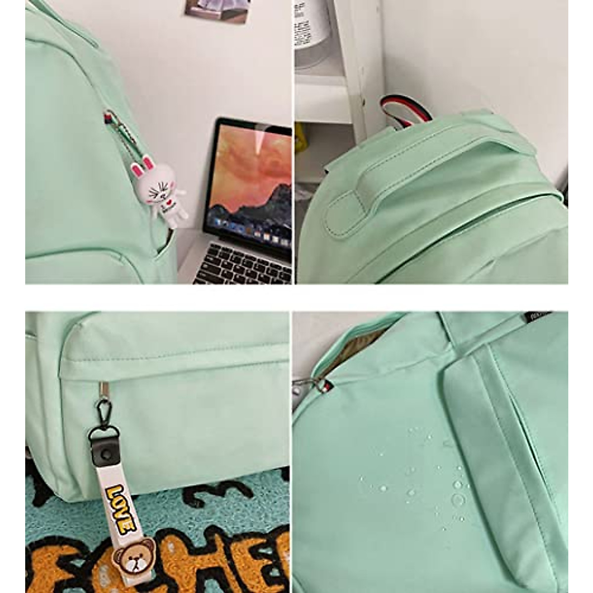 Yunbei SPY×FAMILY Cosplay Backpack Adults Anya Forger Yor Loid Forger School Bag Shoulder Bag Travel Bag (Pink1, One Size)