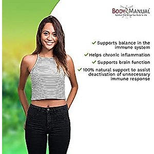 Body Manual Super Memory Boost | Enhances Brain Function & Memory | Turmeric & Pterostilbene to Reduce Inflammation | Ginkgo Biloba, Vitamin D, B5, B12, Folate (60 Serving)