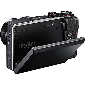 Canon PowerShot G7X Mark II Digital Camera, Video Creator Kit with Tripod, Memory Card, and Detachable Bluetooth Remote, Black, Small (1066C029)