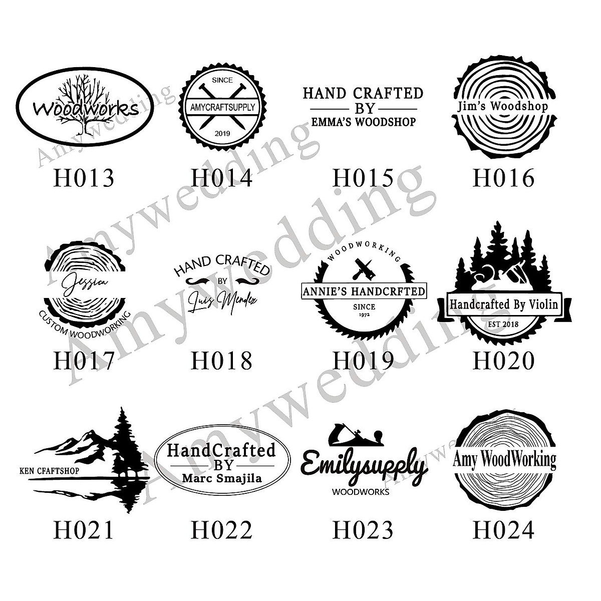 Custom Logo Wood Branding Iron, Leather Iron Stamp,Wood Iron/Wedding Gift,Handcrafted by Design (1"x1")