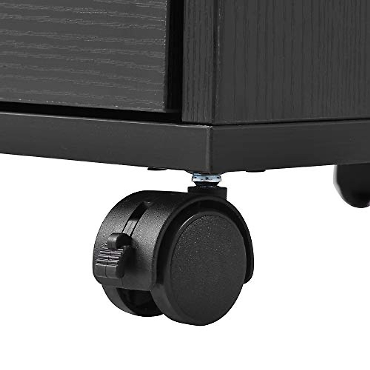 Home Office Desk with Storage, 41.73" Computer Desk with Four Drawers and A Door Modern Simple Style Writing Desk Gaming Sturdy Table Workstation for Home, Reading Room, Office, Bedroom - Black