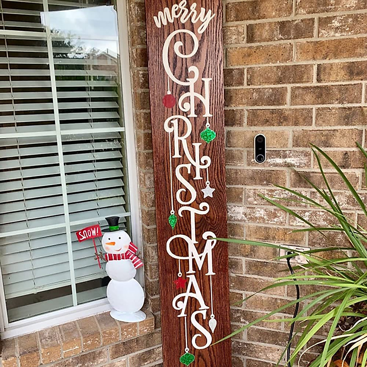 Christmas Stencils for Painting on Wood Holiday Christmas Stencil Large Believe Xmas Painting Stencils for Wall Porch Glass Wood Fabric