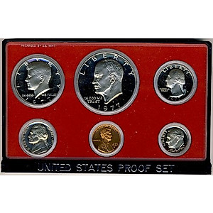 1977 S Clad Proof 5 Coin Set in Original Government Packaging Proof