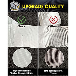 GRAY RHINO Duct Tape Heavy Duty Waterproof 1.88in 105ft/35yd Tearable with No Residue Strong Adhesive Duct Tape for Packaging Tape Indoor&Outdoor Repair Blackout Tape (1, Silver)