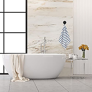 DOITOOL Wreath Hook Magnetic Garland Hanger Heavy Duty Magnet Wall Hooks Coat Hook Kitchen Wall Hanger for Home Bedroom Decoration Black Scratch- Free Silver Hangers