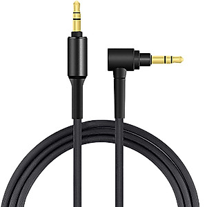 Alitutumao Replacement WH-1000XM5 Audio Cable Cord Compatible with Sony MDR-1000X WH-1000XM3 WH-1000XM2 MDR-XB950BT MDR-XB950N1 WH-H900N MDR-100ABN MDR-1A Headphones (Black)