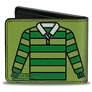 Buckle-Down Men's Bifold Wallet Blue's Clues, 4.0" x 3.5"