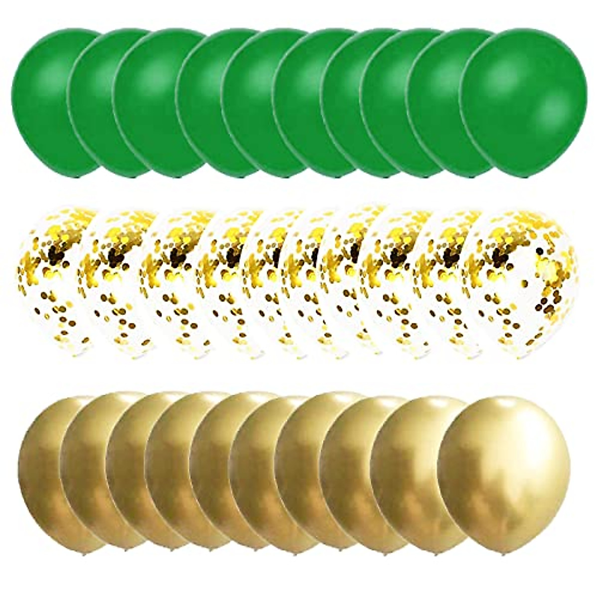 Graduation Party Decorations 2023 Green Gold/Green Gold Balloons/St. Patrick’s Day Decorations/Green Gold Birthday Party Decorations Summer/Jungle Theme/Christmas Party Decorations