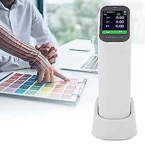 Portable Rechargeable Colorimeter,Chromometer Handheld Spectrophotometer,Color Meter Auto Calibration Color Difference Tester Color Measuring Instrument,DS-210,6mm 11mm