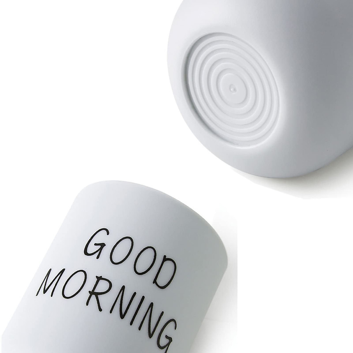 Tumbler Cup Good Morning Cup Toothbrush Holder Toothbrush Cup for Holding Normal Toothbrushes 330ml Lightweight Nice for Home and Travel (Blue)