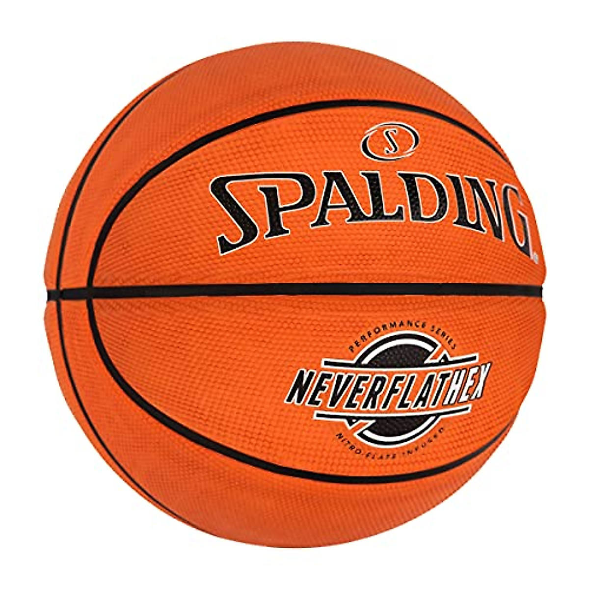 Spalding SGT NeverFlat Hexagrip Indoor-Outdoor Basketball 29.5"