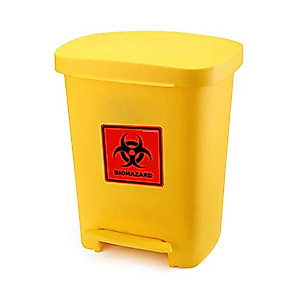 Biohazard Stickers- 5.5" x 5.5" Biohazard Labels (Pack of 10) - UV Coated Label- Biohazard Warning Sign for Labs, Hospitals and Industrial Use Universal Biohazard Symbol by Ignixia