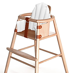 ZHUYNXIR High Chair Cushion Cover, PVC, Large, White, Soft, High Chair Accessories