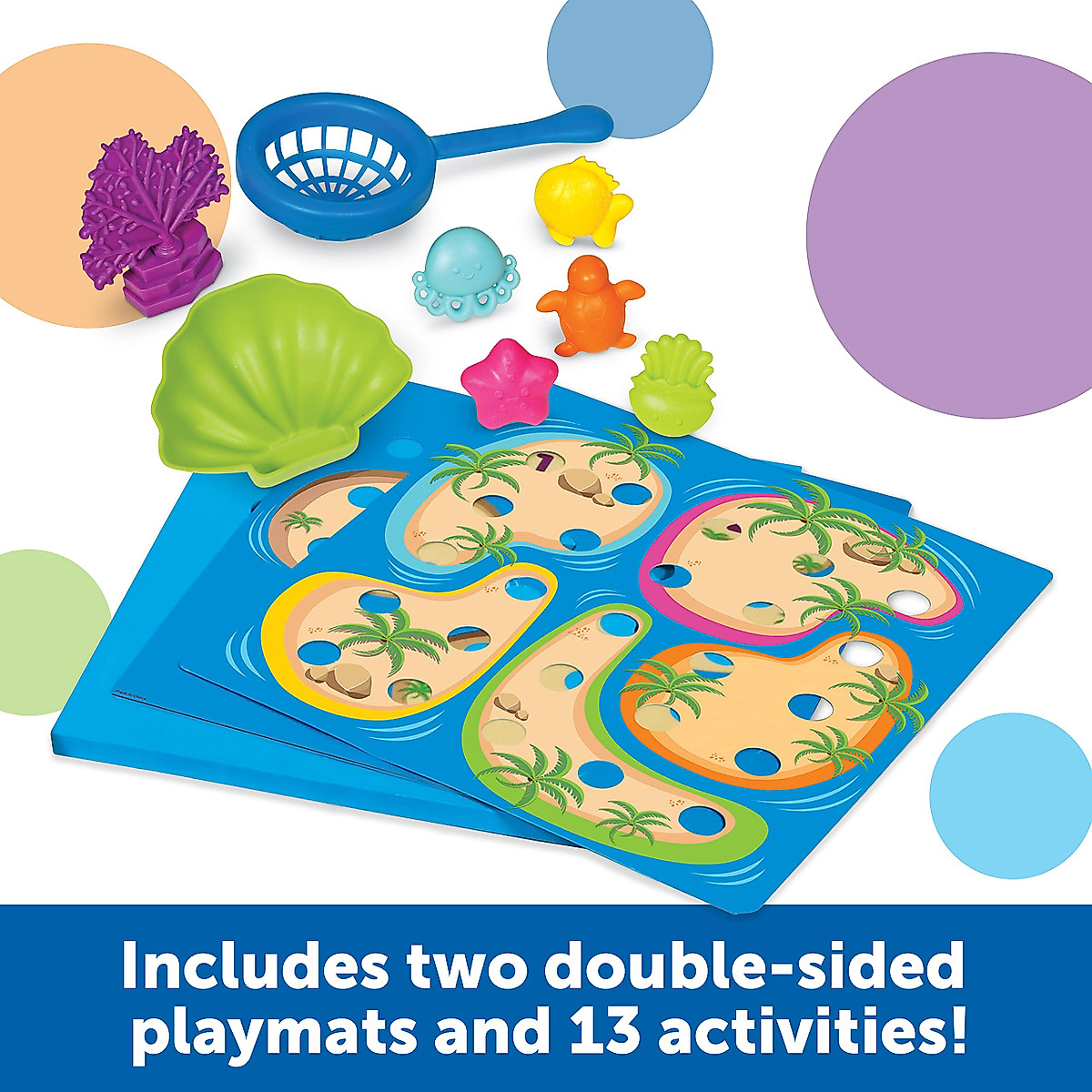 Learning Resources Under The Sea Sorting Set - 46 Pieces, Age 3+ Toddler Activities, Educational Toys Set, Color Teaching Toys