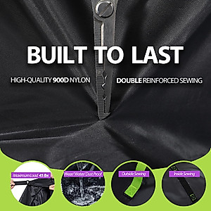 TOMULE Car Seat Bags For Air Travel - Durable Carseat Cover For Airplane Travel - Padded Car Seat Travel Bag For Airplane (fits All Car Seat, Black)