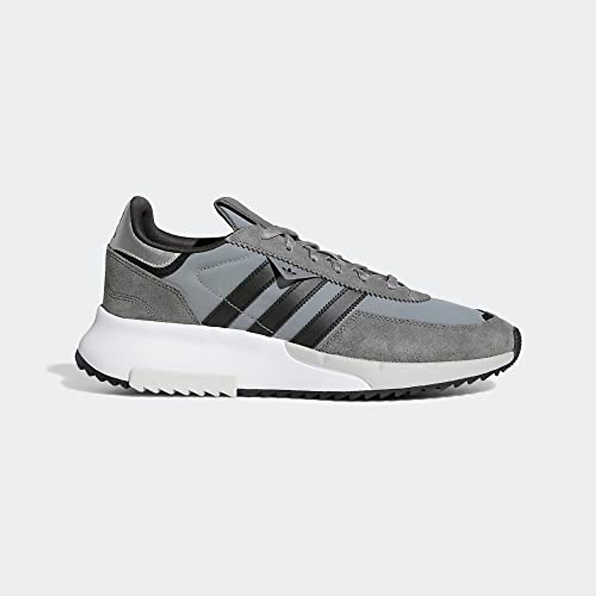 adidas Originals Men's Retropy F2 Sneaker, Grey Three/Core Black/Grey Five, 10