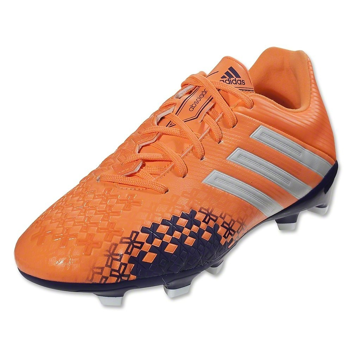 adidas New Women's P Absolado LZ TRX FG Soccer Cleats Orange/Wht/Purple 5