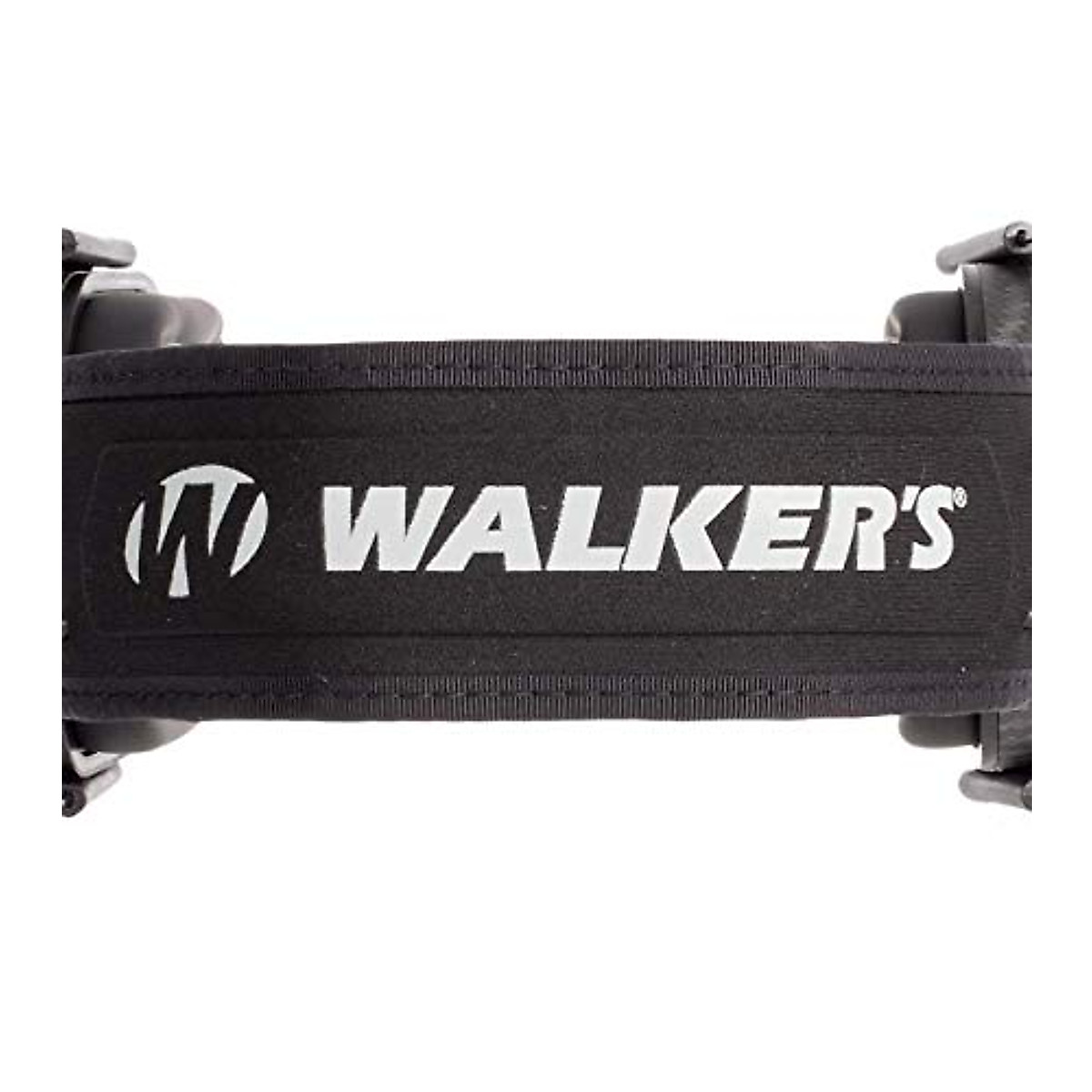 Walker's Razor Slim Passive Earmuff - Ultra Low-Profile Earcups - Black