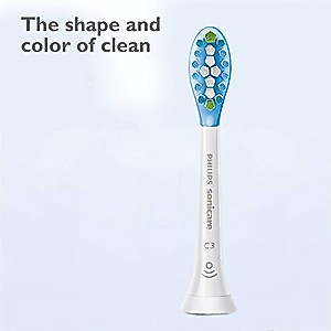 Philips Sonicare Genuine C3 Premium Plaque Control Toothbrush Heads, 4 Brush Heads, White, HX9044/65
