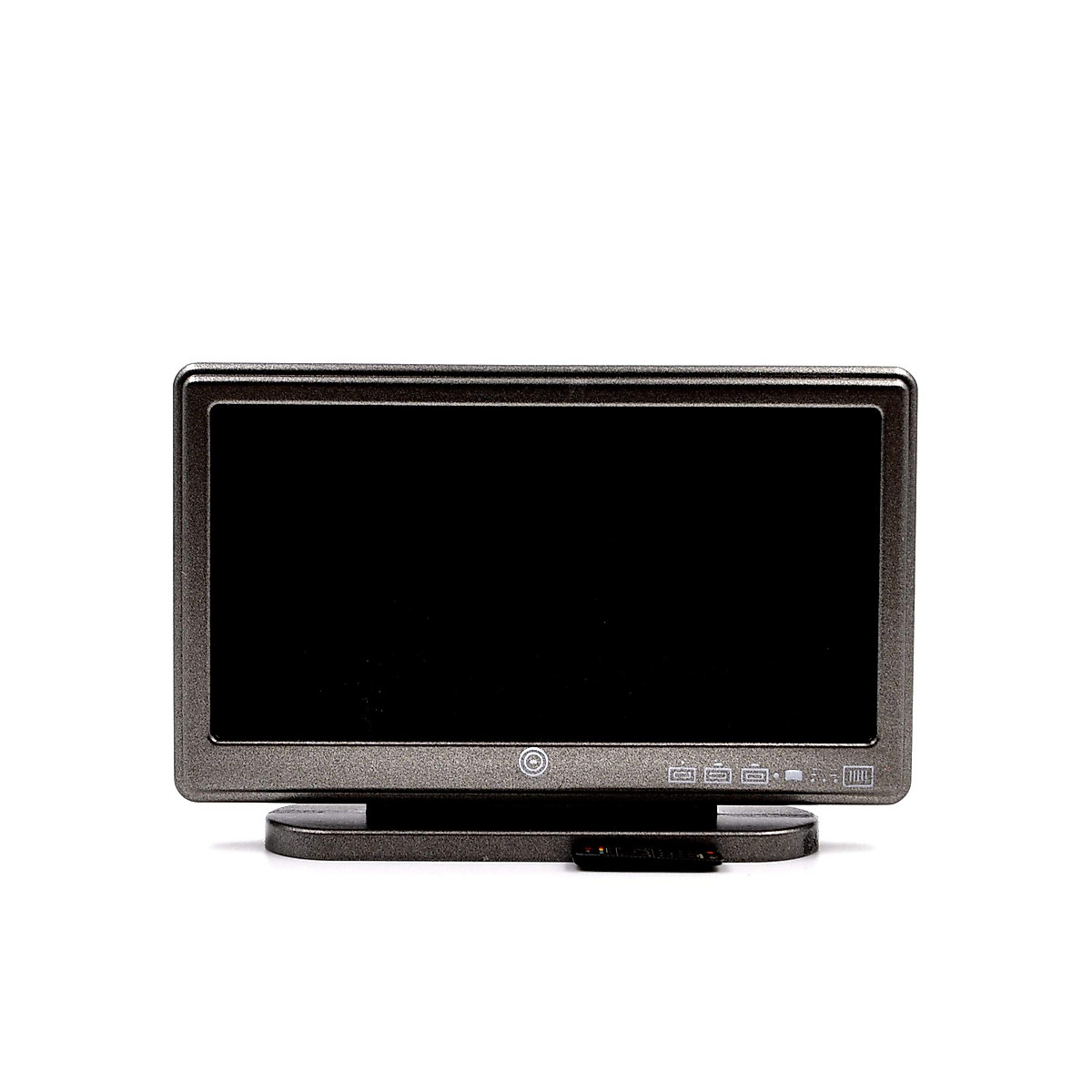 Togudot 1:12 Miniature TV Television with Remote Control Dollhouse Mini Decoration Accessories