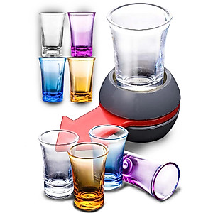 Shot Spinner,Spin The Shot,Shot Glasses,Spin The Bottle,Fun Party Game,Portable