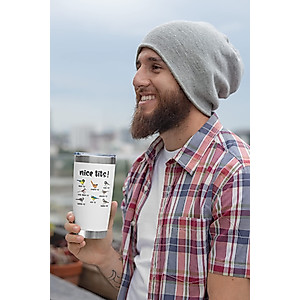 NewEleven Bird Watching Gifts, Gifts For Bird Lovers - Gift For Men Women - Funny Birding Gift For Birders, Birds Watchers, Birb Lovers, Men, Women, Friends - 20 Oz Tumbler