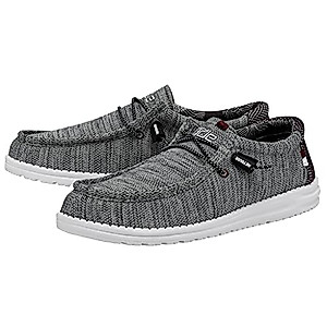 Hey Dude Men's Wally Baja Beachcomber Size 12 | Men's Shoes | Men's/Women's Lace Up Loafers | Comfortable & Light-Weight