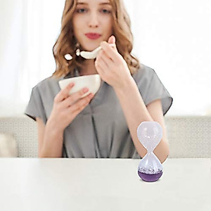 UPKOCH Hour Glass Timer- Ornament Desk Classroom Foam Sandglass Mins/Hourglass Play Home Sensory Dream Glass Mixed Covered Birthday Bedroom for Oil Clock Singing Bubble Water Wiggler