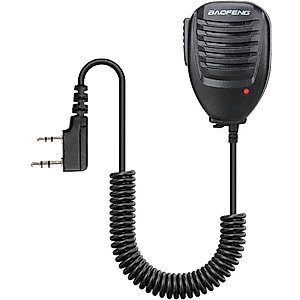 BAOFENG Two Way Radio Shoulder Handheld Speaker Mic, UV-5R Accessories,Long Range Walkie Talkies Earpiece with Mic UV-5R 5RPlus 5RA 5RB 5RC 5RD 5RE UV-82 82hp UV-S9 BF-F8HP etc.